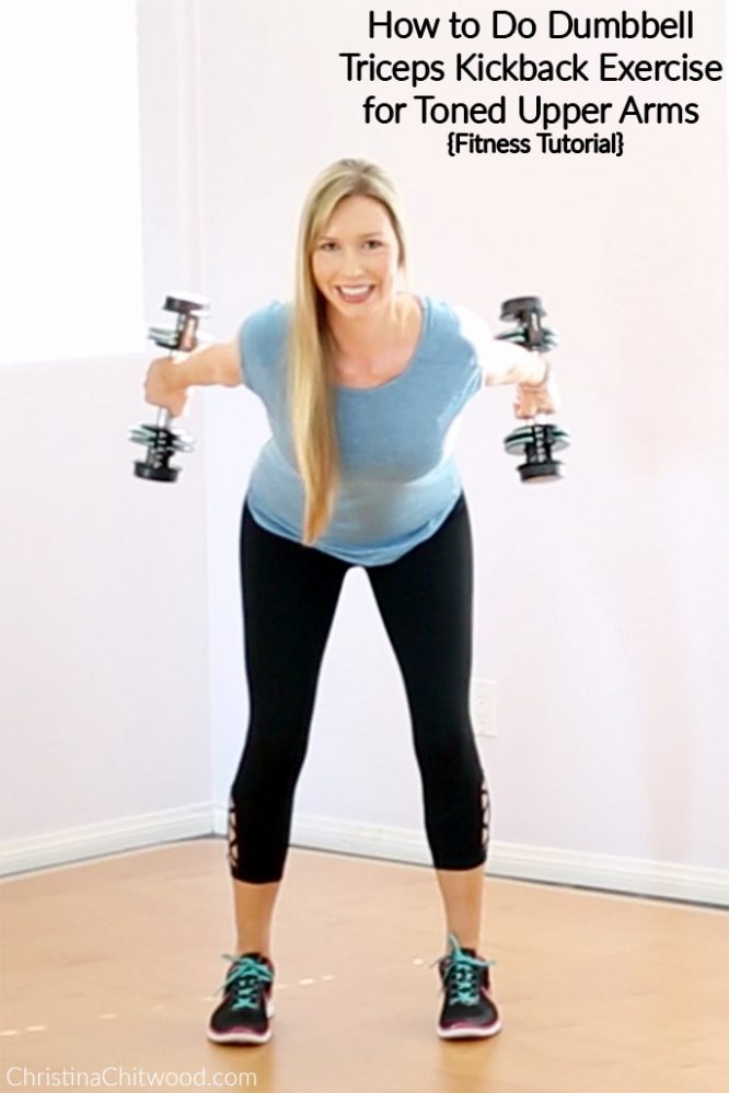 How to Do Dumbbell Triceps Kickback Exercise for Toned Upper Arms ...