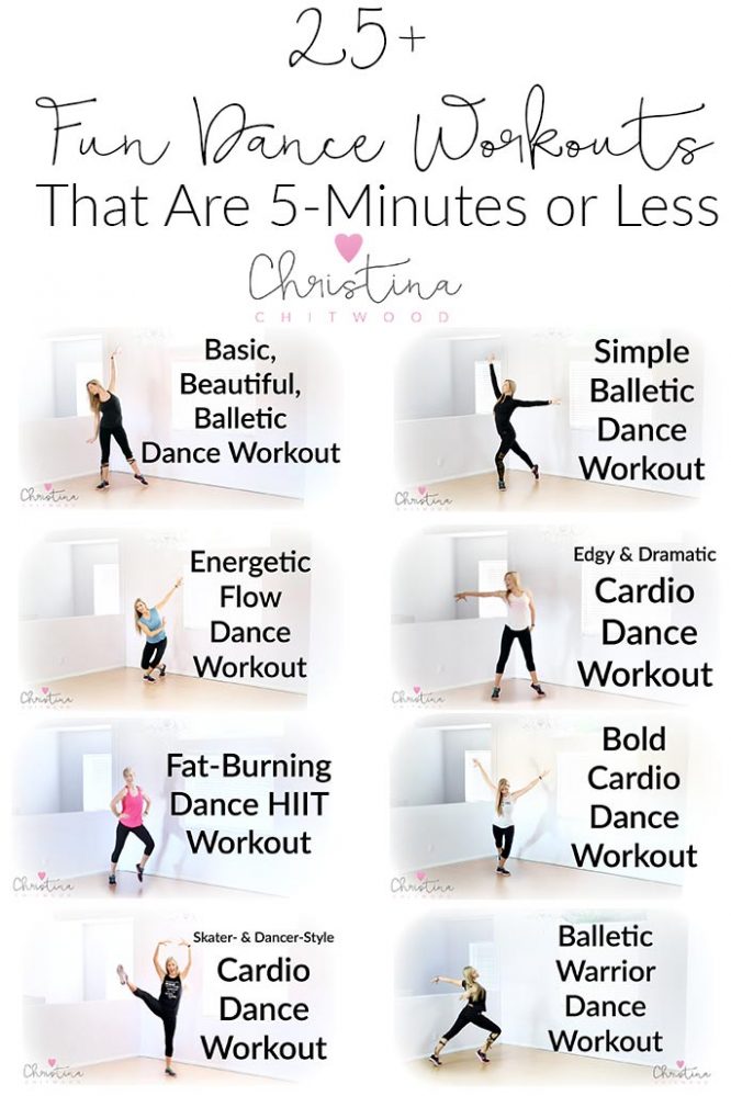 25+ Fun Dance Workouts That Are 5-Minutes or Less