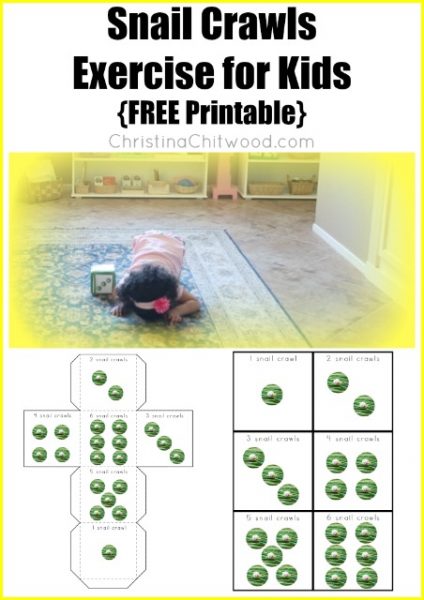 Dinosaur Stomps Exercise for Kids {FREE Printable}