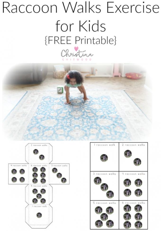Dinosaur Stomps Exercise for Kids {FREE Printable}